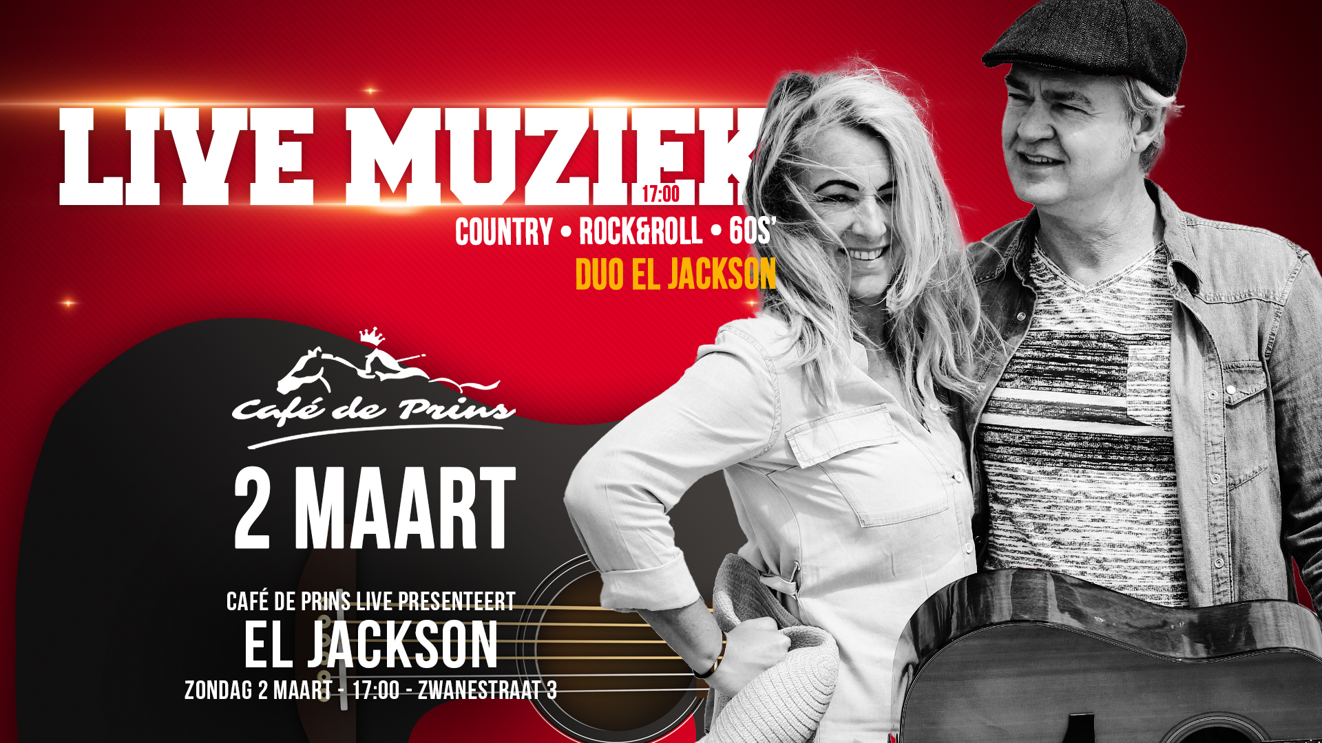 Live: EL Jackson – Café De Prins